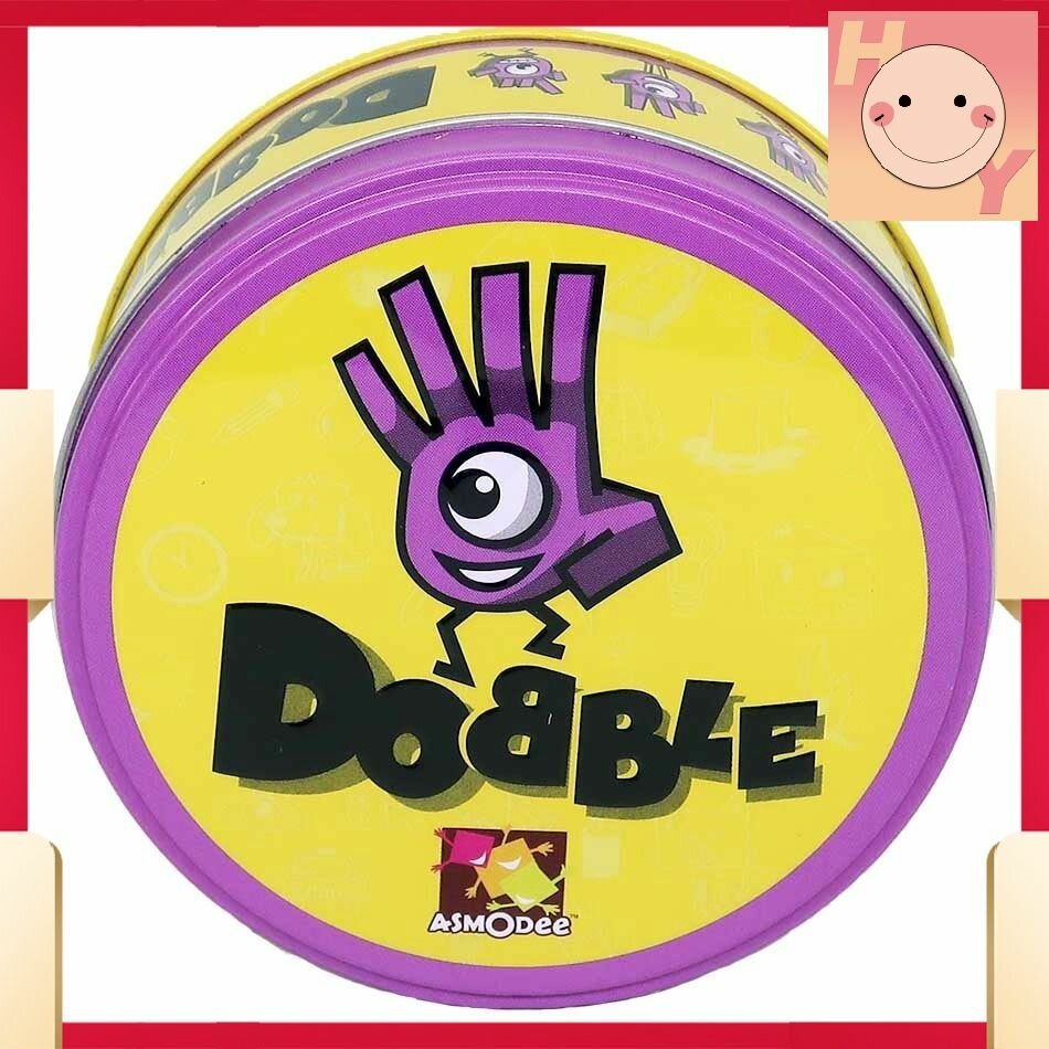 Эксклюзивная настольная забава Доббль для развития скорости и внимания у взрослых и детей