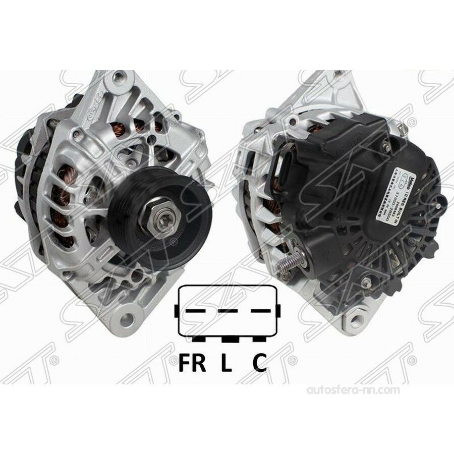 SAT ST373002B510N Генератор HYUNDAI SOLARIS 1.4/1.6 11-/KIA RIO 1.4 11- G4F 12V 90A