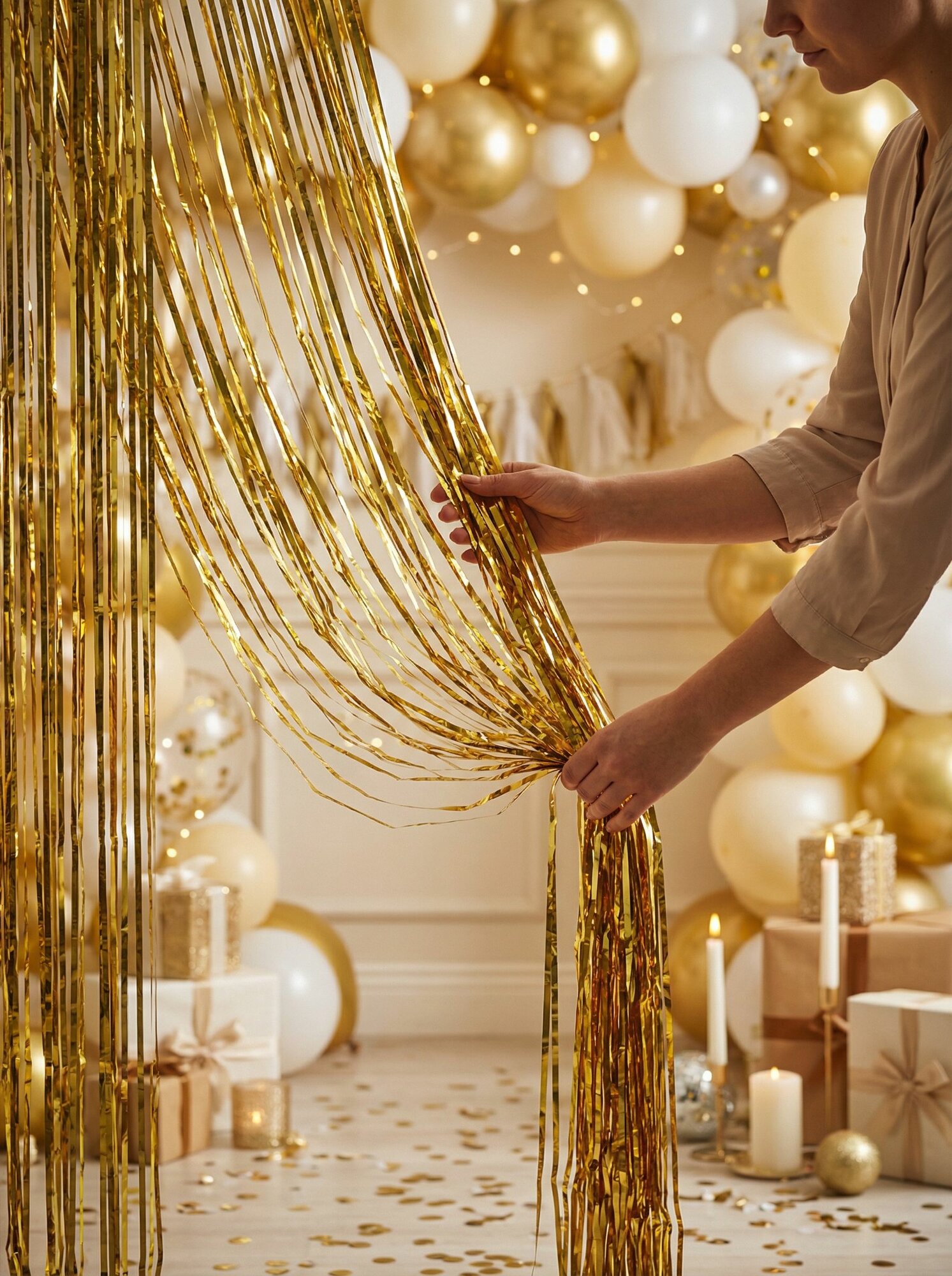 Штора дождик для фотозоны