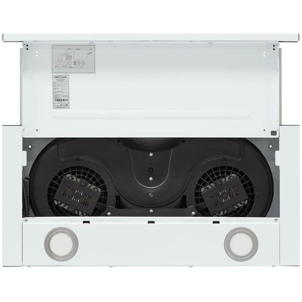 Встраиваемая вытяжка Krona Kamilla T 600 White (2 мотора)