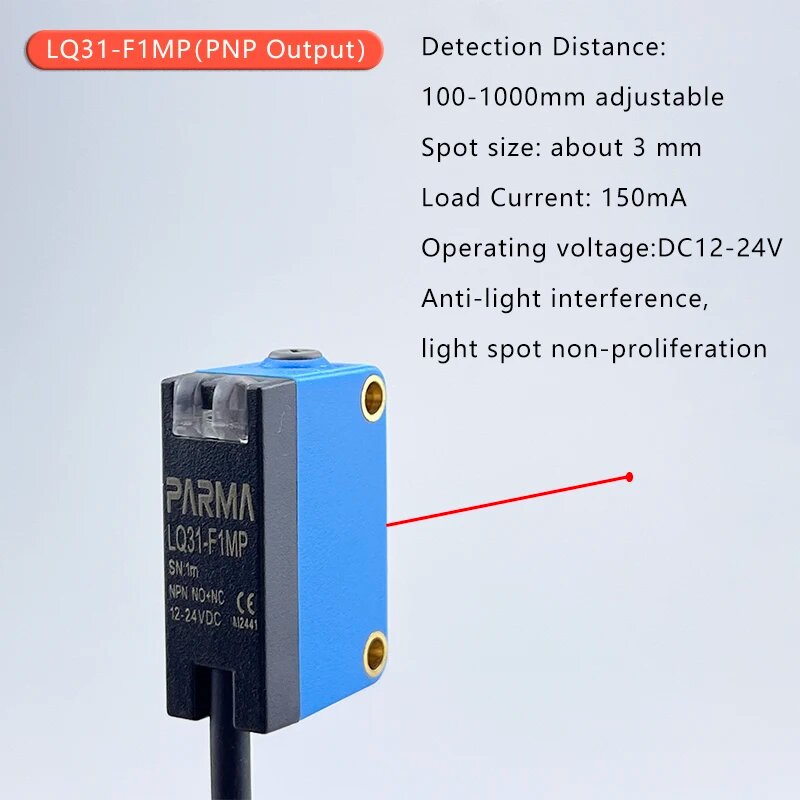 Лазерный датчик LQ31-F2MN LQ31-F1MP PNP