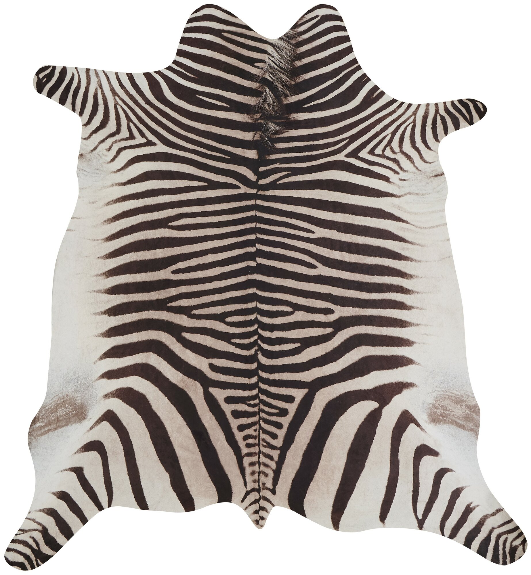 Шкура южноамериканской зебры искусственная безворсовая гладкая Skin L-10 160 x 190 см