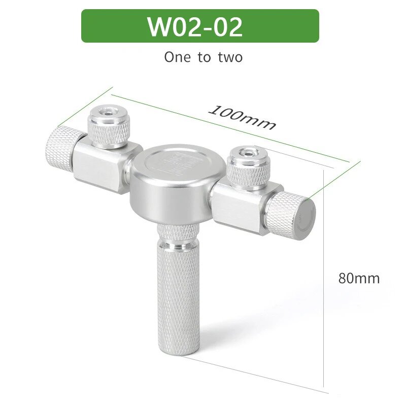 Аквариумный шунт CO2, регулятор CO2, многоходовой шунтирующий регулирующий клапан из алюминиевого сплава, многоходовой шунт CO2, 2-6 шунтов, принадлежности для аквариума