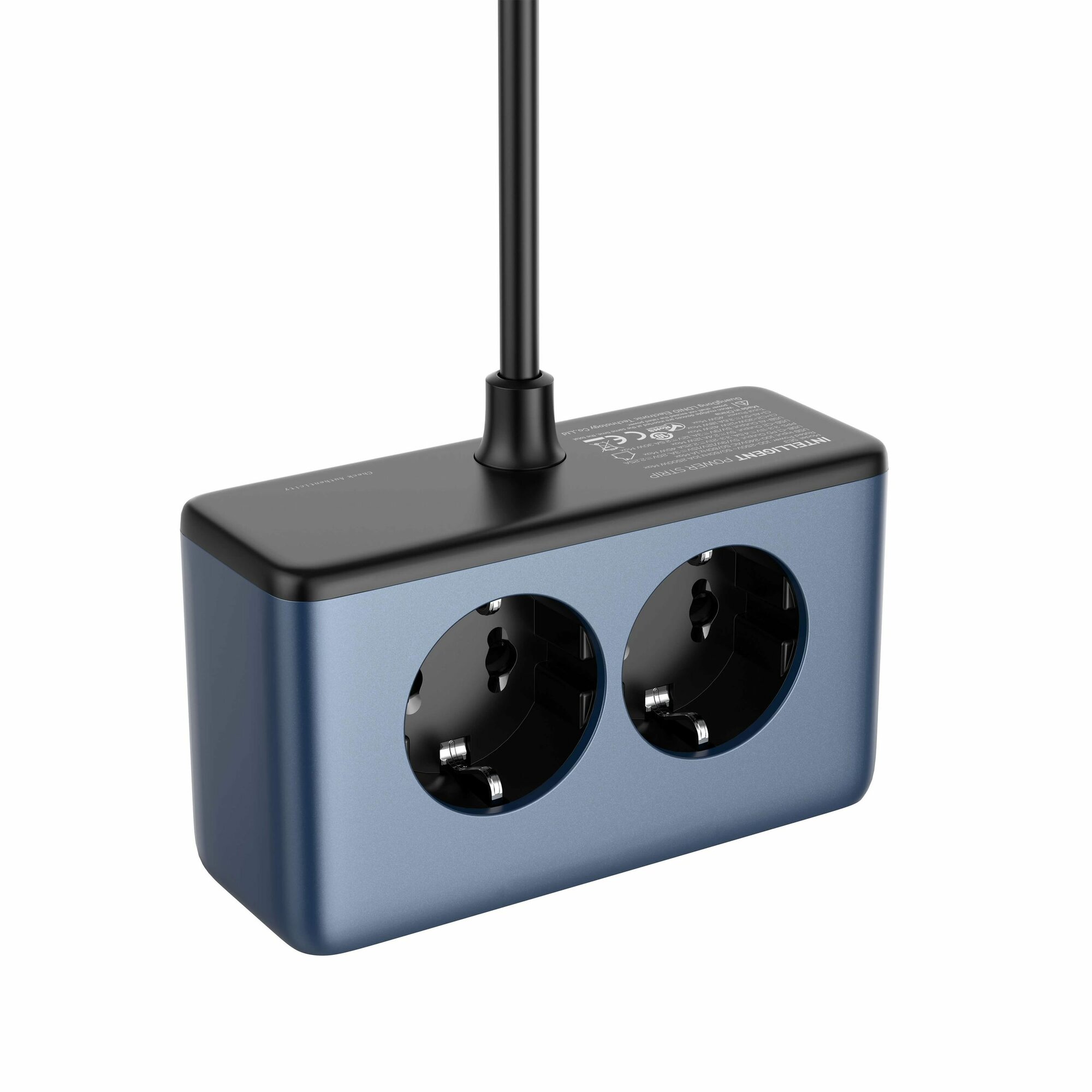 Сетевой адаптер LDNIO SE3 45W GaN с розеткой EU, USB-C PD, QC 3.0, 2USB-C + USB-A, настольный зарядный хаб 2500W