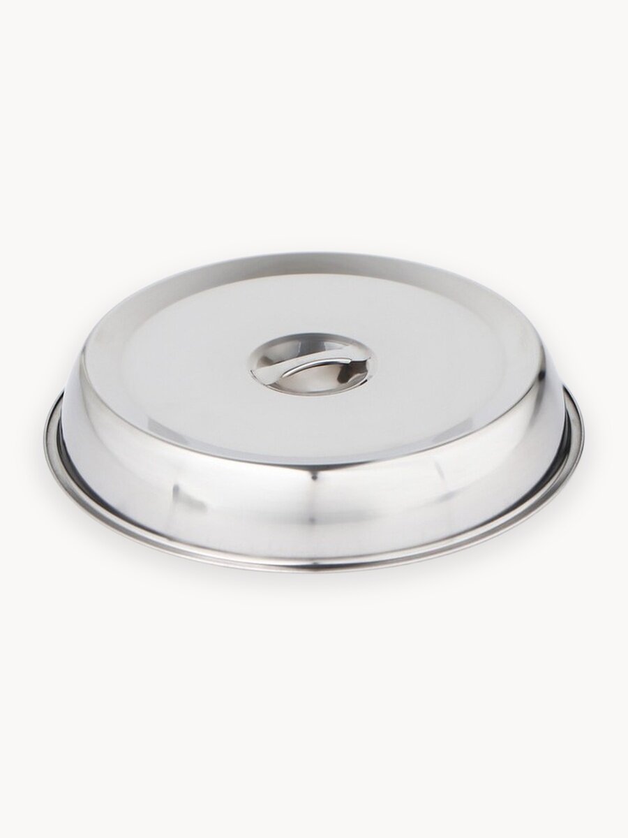 Крышка-клош SKYPHOS, нержавеющая сталь, 28х4.5 см, серебристый