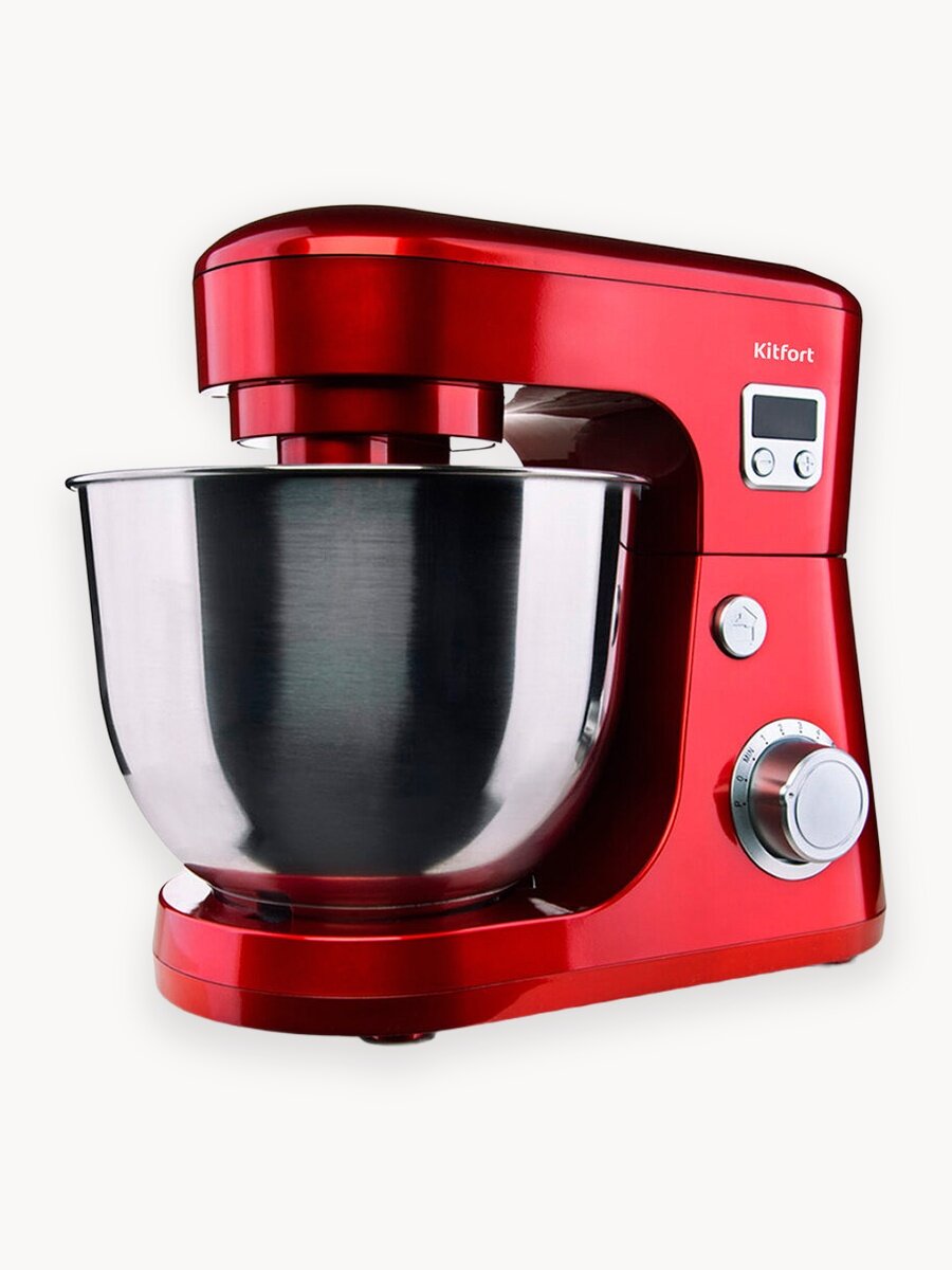 Планетарный миксер Kitfort КТ-1308-1, красный