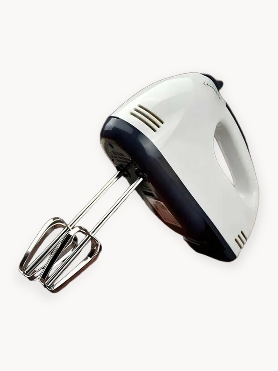 Миксер ручной кухонный мощный /7 скоростей 2 насадки / миксер насадками