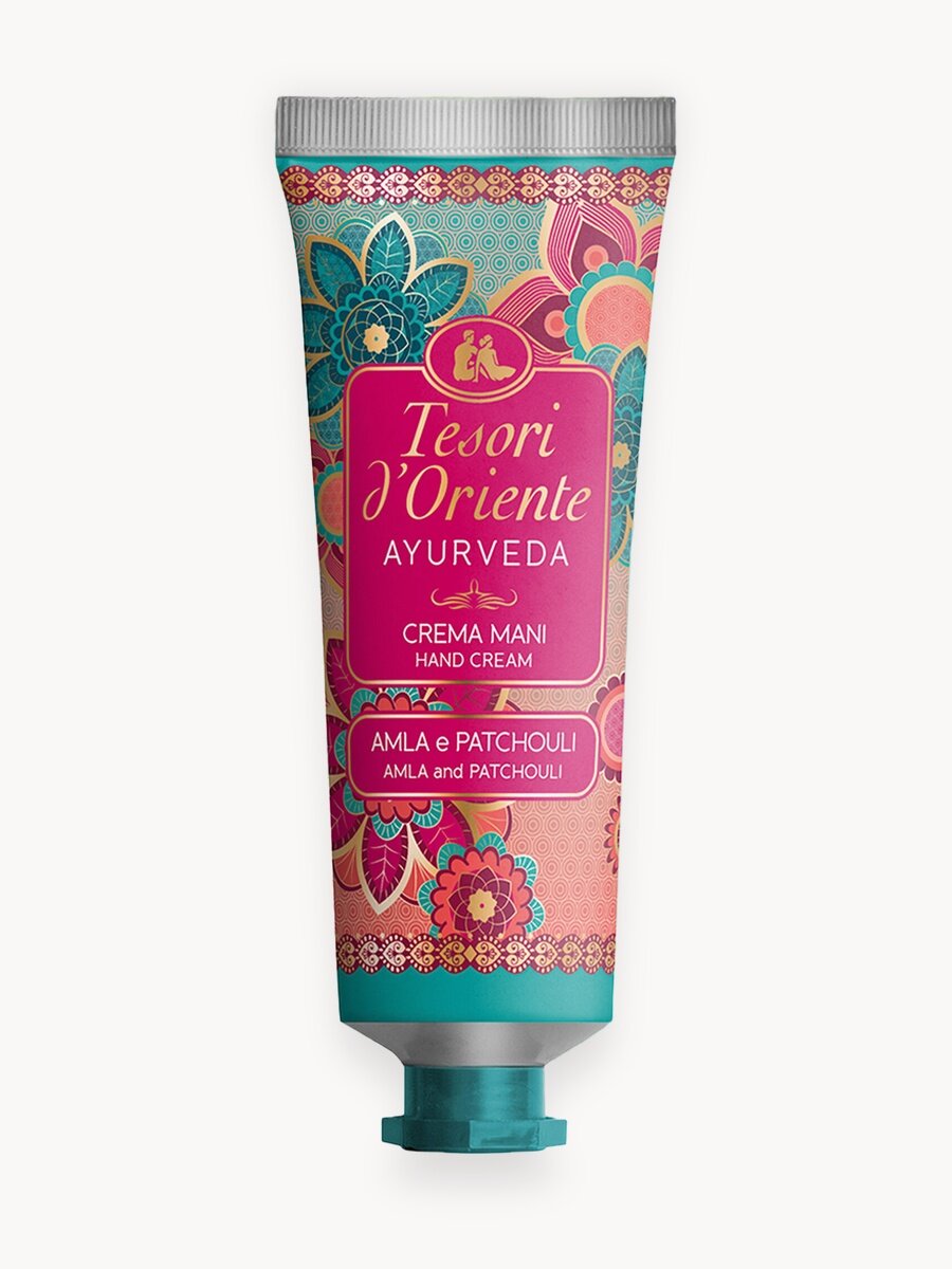Крем для рук Восстанавливающий и увлажняющий Аюрведа Tesori d'Oriente, 75 мл