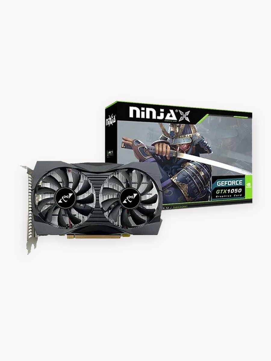 Видеокарта Ninja (Sinotex) GTX1050 4G GDDR5 128BIT DVI DP HDMI 2FAN RTL