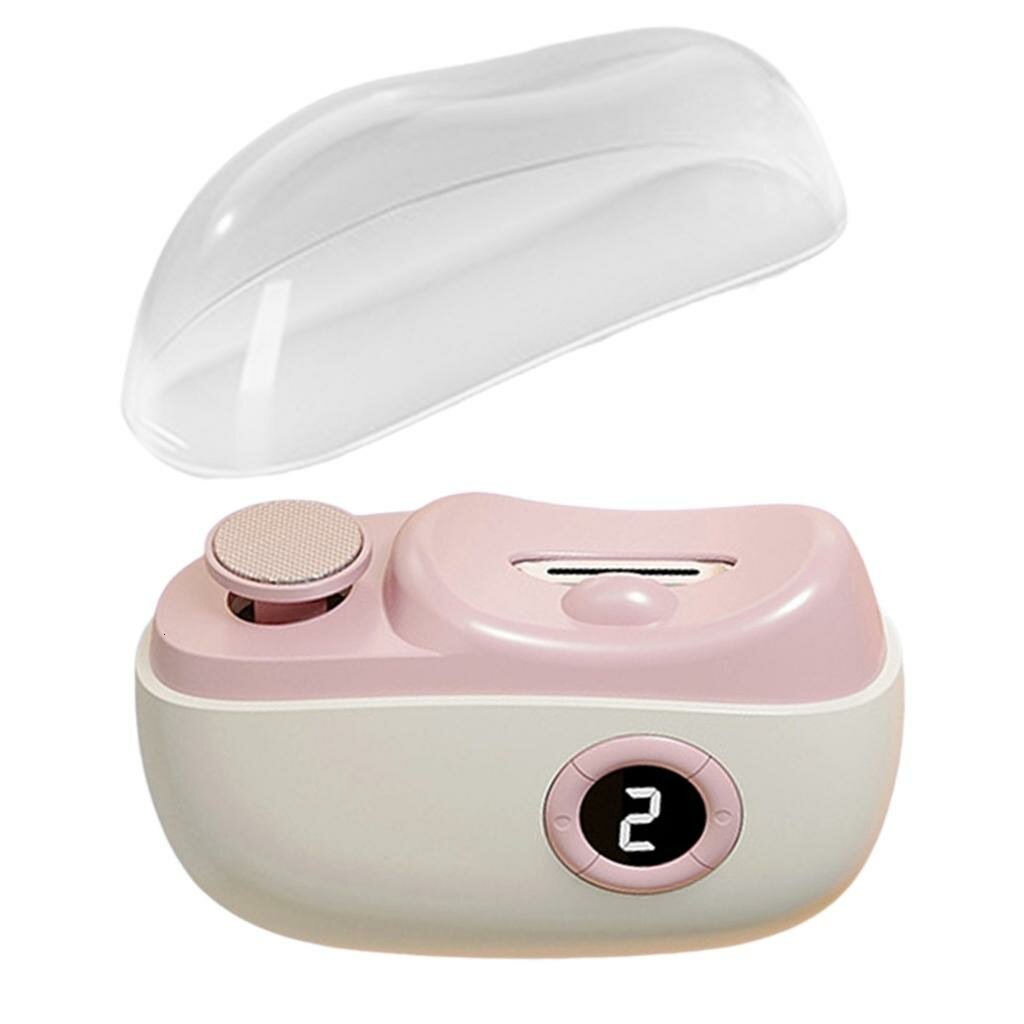 Электрическая машинка для стрижки ногтей, Розовый