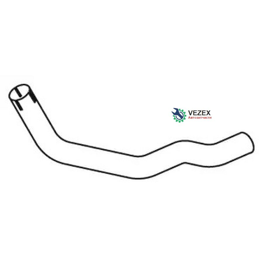 DINEX 28204 труба глуш. промежуточная !4-изг \Iveco Euro/Star/Tech 180/190/240/260/400/440E30/34/38