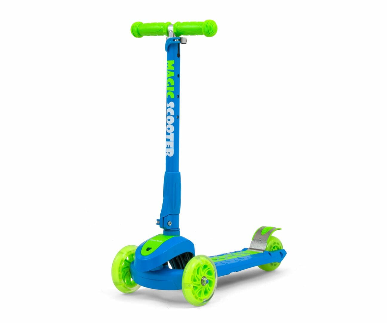 DECATHLON самокат Decathlon Milly Mally Magic, синий/зеленый