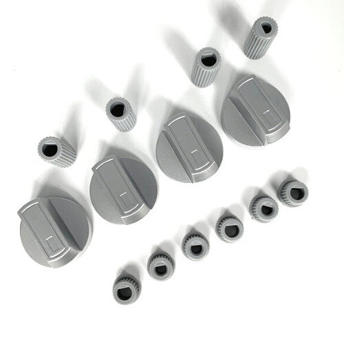 Ручки универсальные серебристые для кухонных плит (4 шт.) WL1030