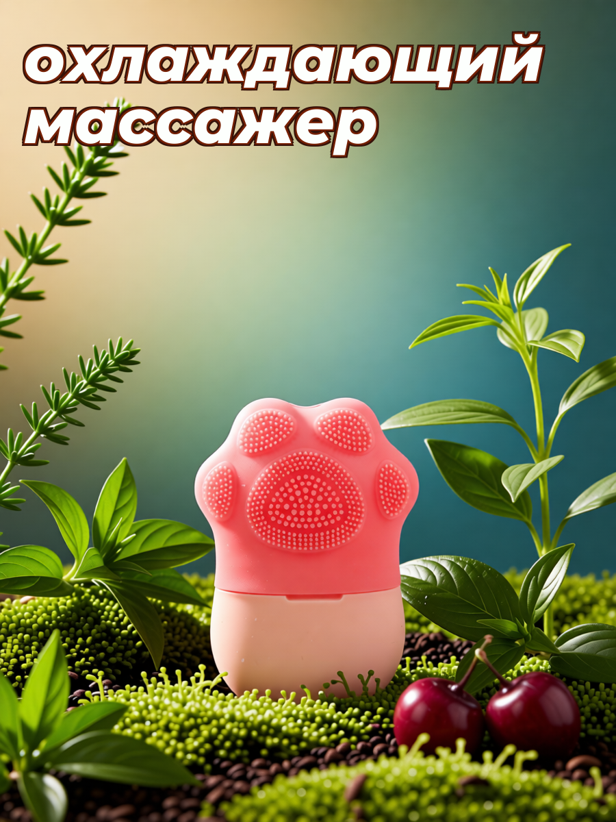Ледяной Массажер Для Лица Из Силикона Для Ухода За Кожей 10.50X7.50X4.00Cm