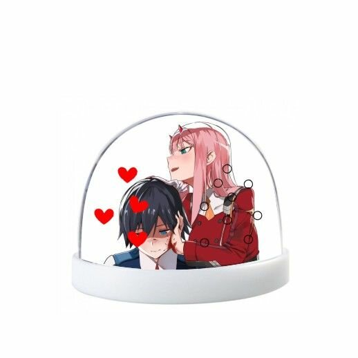 Водяной шар Любимый во Франксе, Darling in the Franxx №11, Искусственный снег