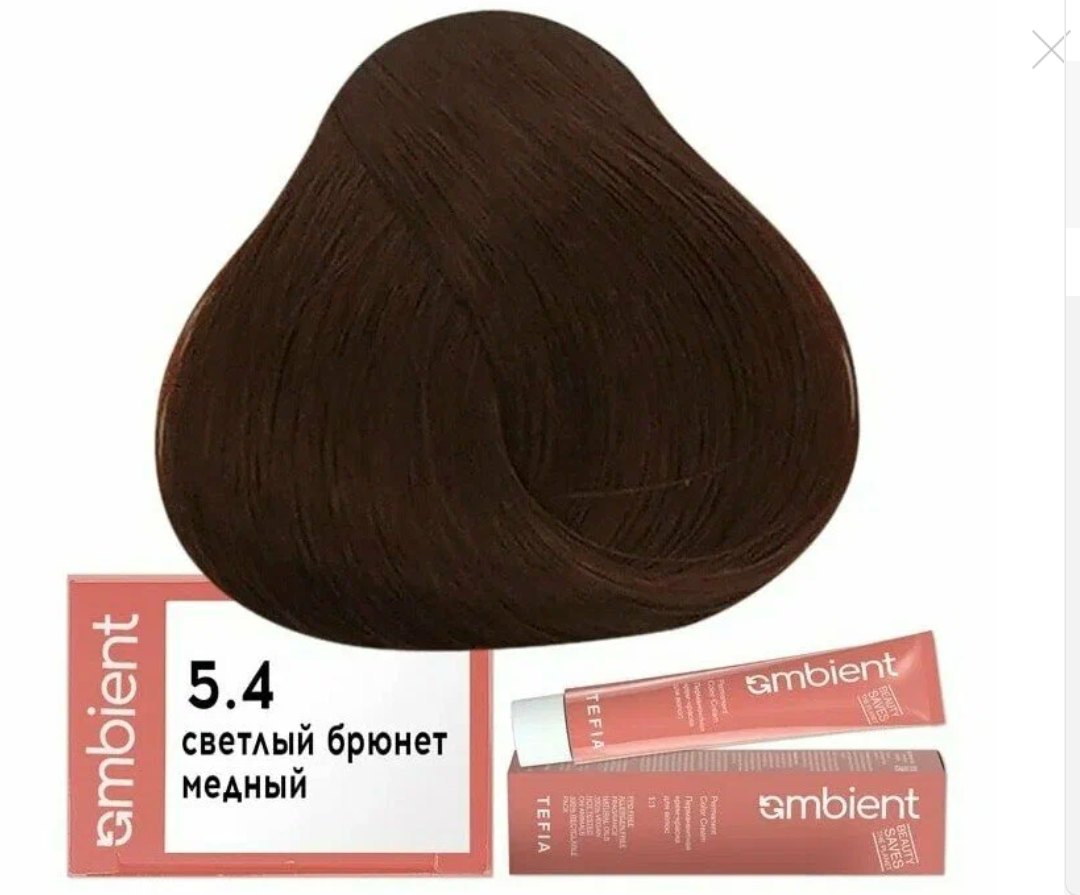 Крем-краска для волос AMBIENT 5.4 Tefia