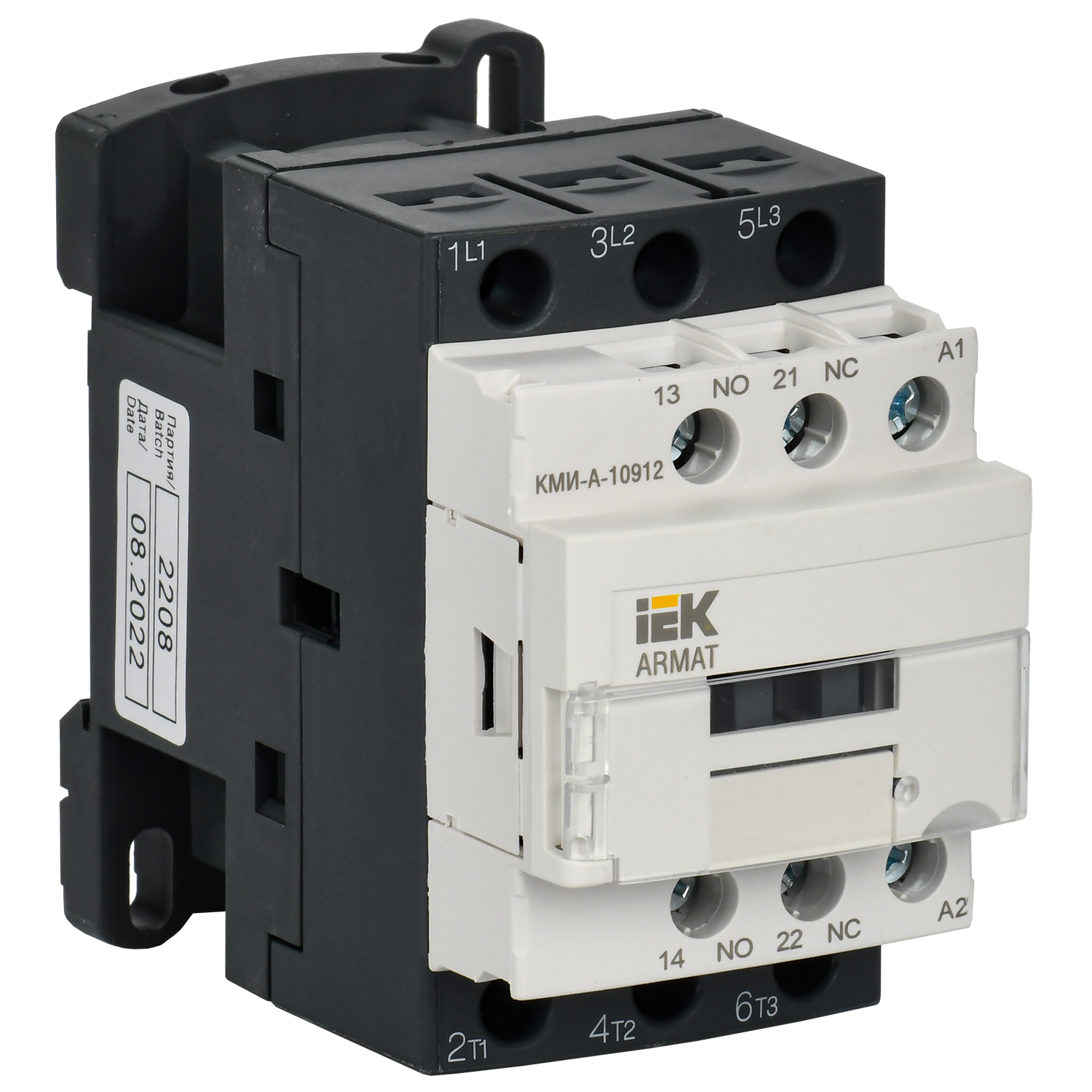 ARMAT Контактор КМИ-А-10912 LC1D 9А 400В/АС3 1НО/1НЗ , IEK AR-ACC-11-009-400-11 (1 шт.)