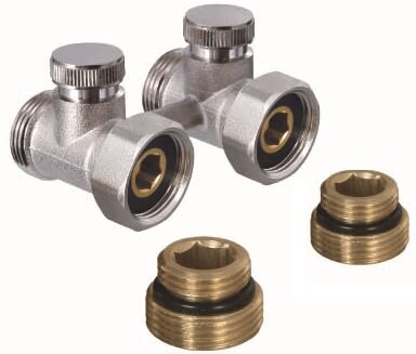 Узел нижнего подключения радиатора прямой 1/2х3/4 (ME020A) TIM (40/10)