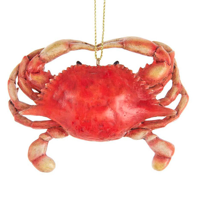 Елочная игрушка Краб Granvela 9 см, подвеска, Kurts Adler, E0515