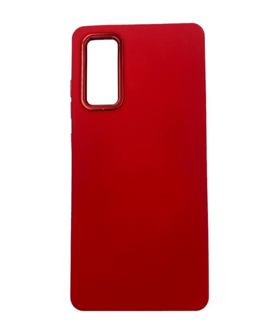 Силиконовый матовый чехол для Samsung Galaxy S 20 FE красный