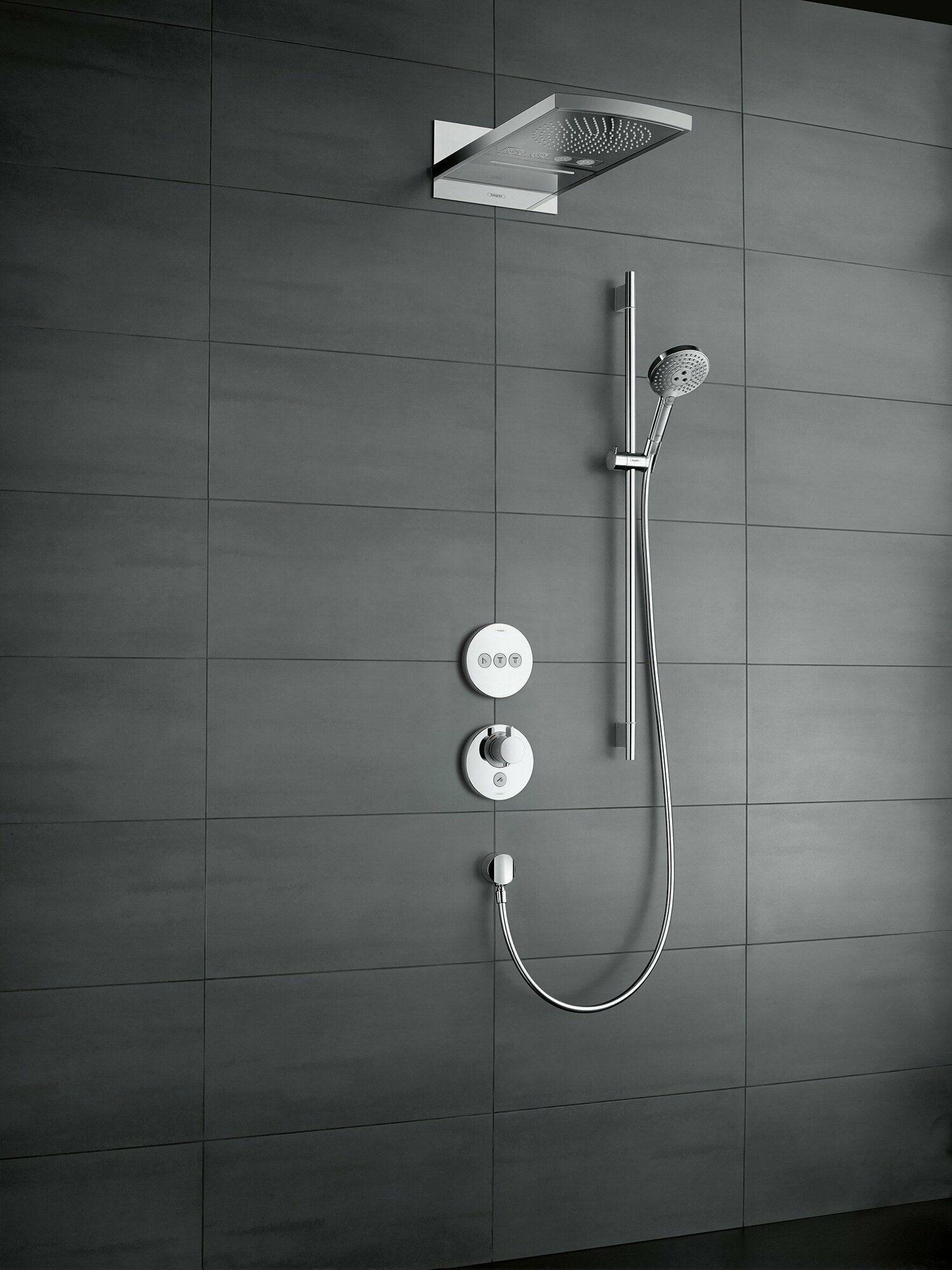 Термостат Hansgrohe ShowerSelect S Highflow 15742000 для душа с внутренней частью