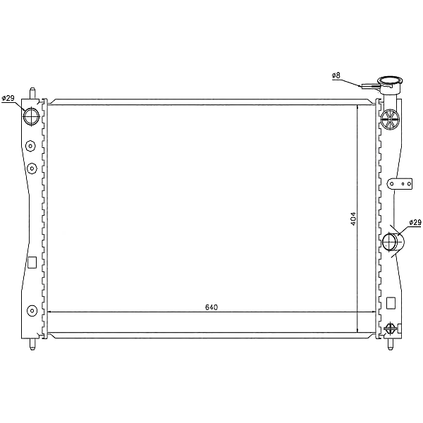 STELLOX 10-26695-SX (1026695_SX / 4545000703 / 4545000803) радиатор системы охлаждения\ Mitsubishi (Мицубиси) colt, smart