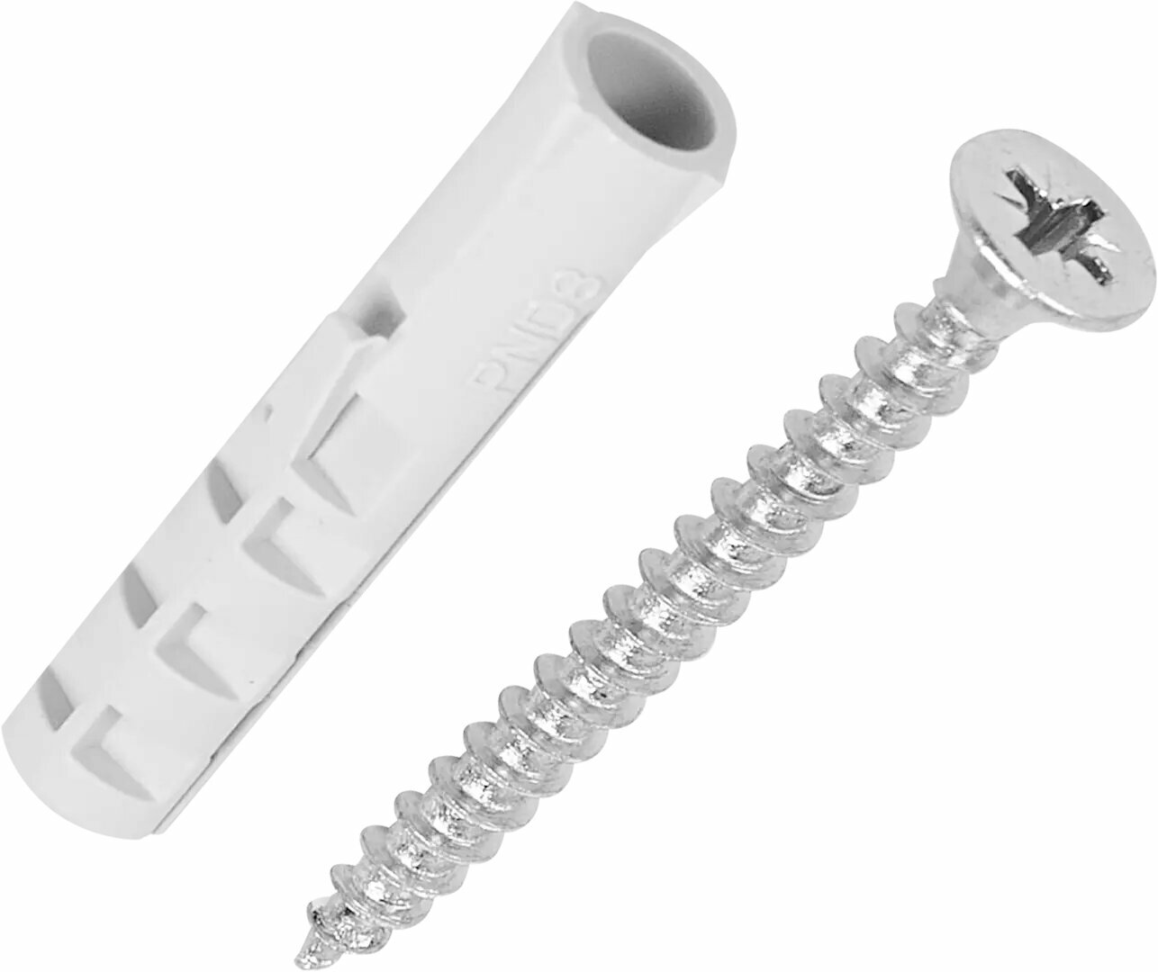 Дюбель потайной Standers PND 8x40 мм, с шурупом 5x50 мм, нейлон, 50 шт.