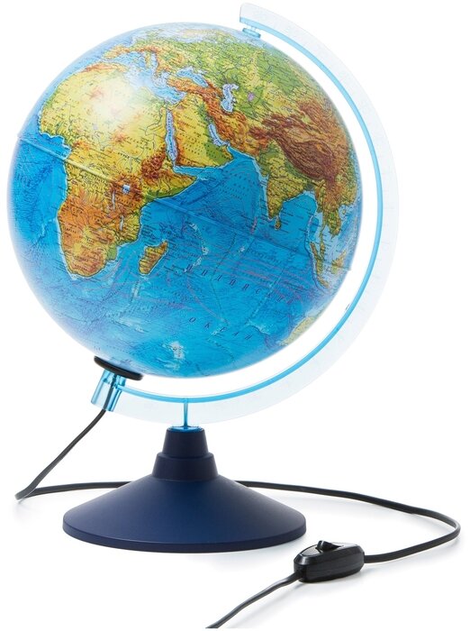 Глобус физический 250мм Классик евро с подсветкой GLOBEN Ке012500189