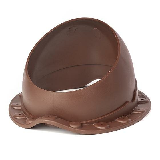 Основание вент. трубы Krovent Base-VT Wave 125/150 коричневый