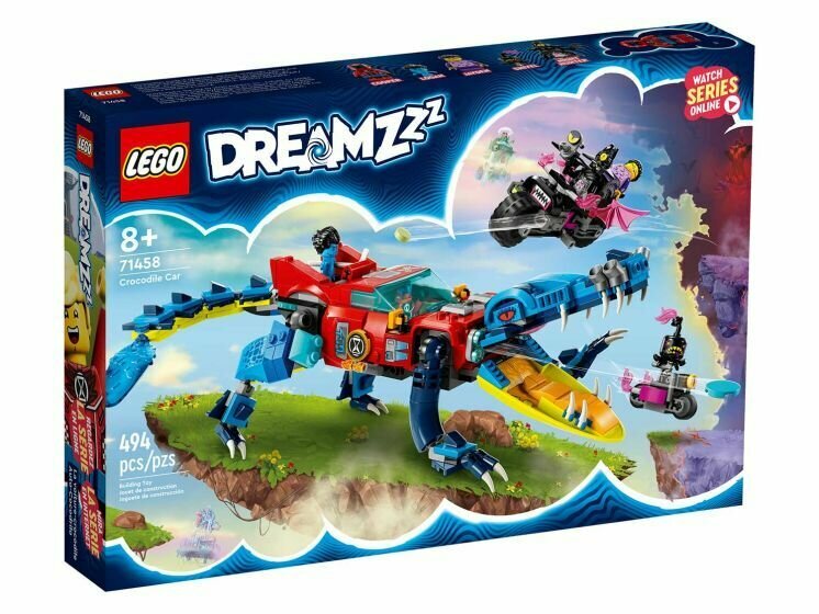 Конструктор LEGO DREAMZzz 71458 Автомобиль-крокодил
