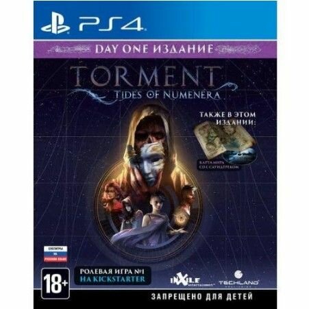 Torment Tides Of Numenera Русские Субтитры Day One издание Видеоигра на диске PS4 / PS5. Товар уцененный