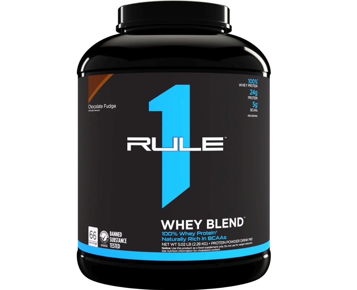 Протеин Rule 1 Whey Blend, 2280 гр, шоколадная помадка