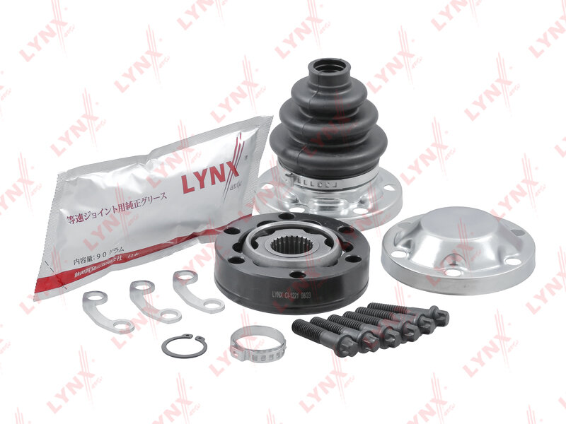 ШРУС внутренний LYNXauto CI-1221. Для BMW БМВ 1 (E81, E82, E87, E88) 123d 03-13/3 (E90, E91, E92, E93) 320d 04-12/325d 04-12/X1 (E84) sDrive 16d 09-15/X1 (E