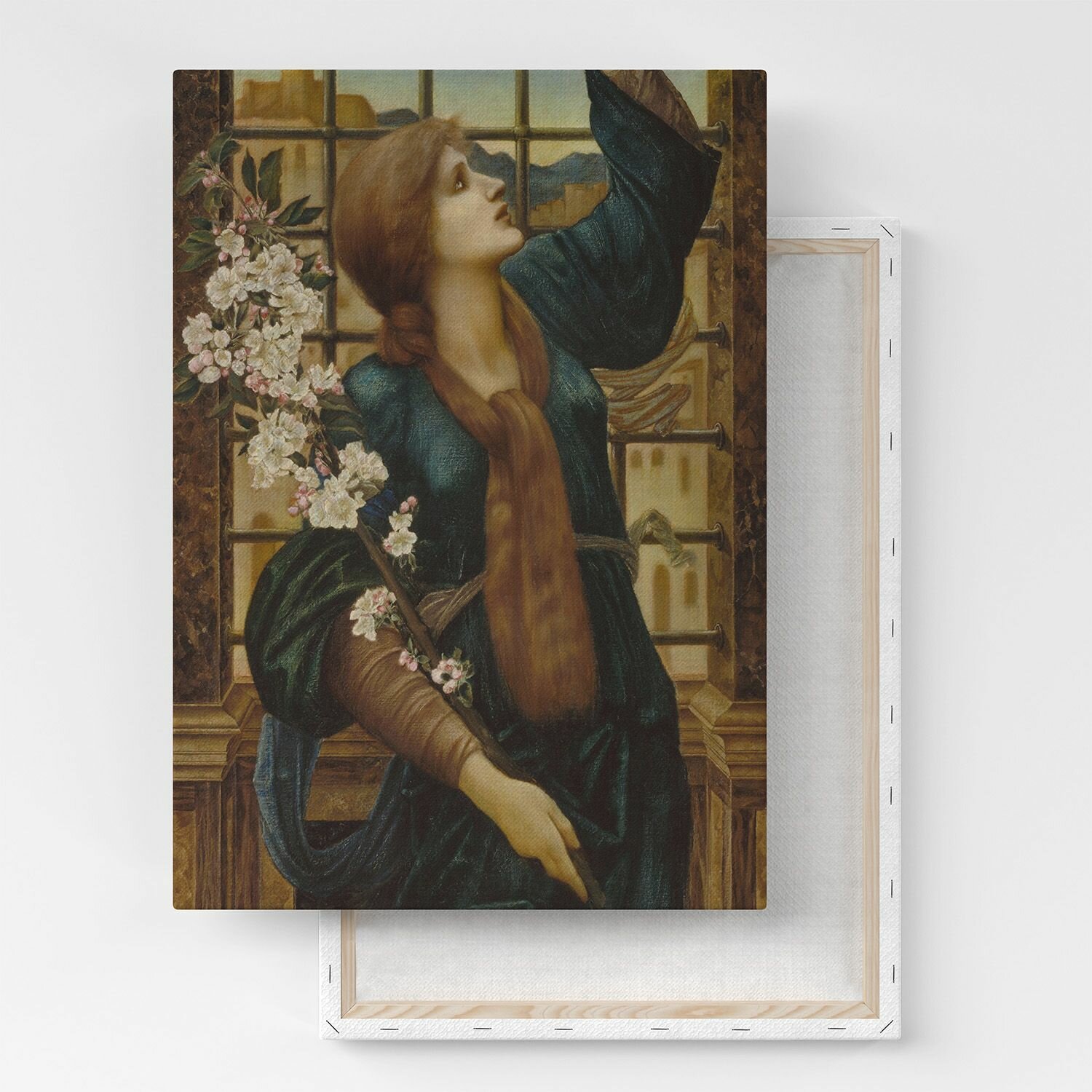 Картина на холсте, репродукция / Эдвард Бёрн-Джонс - Hope / Размер 30 x 40 см