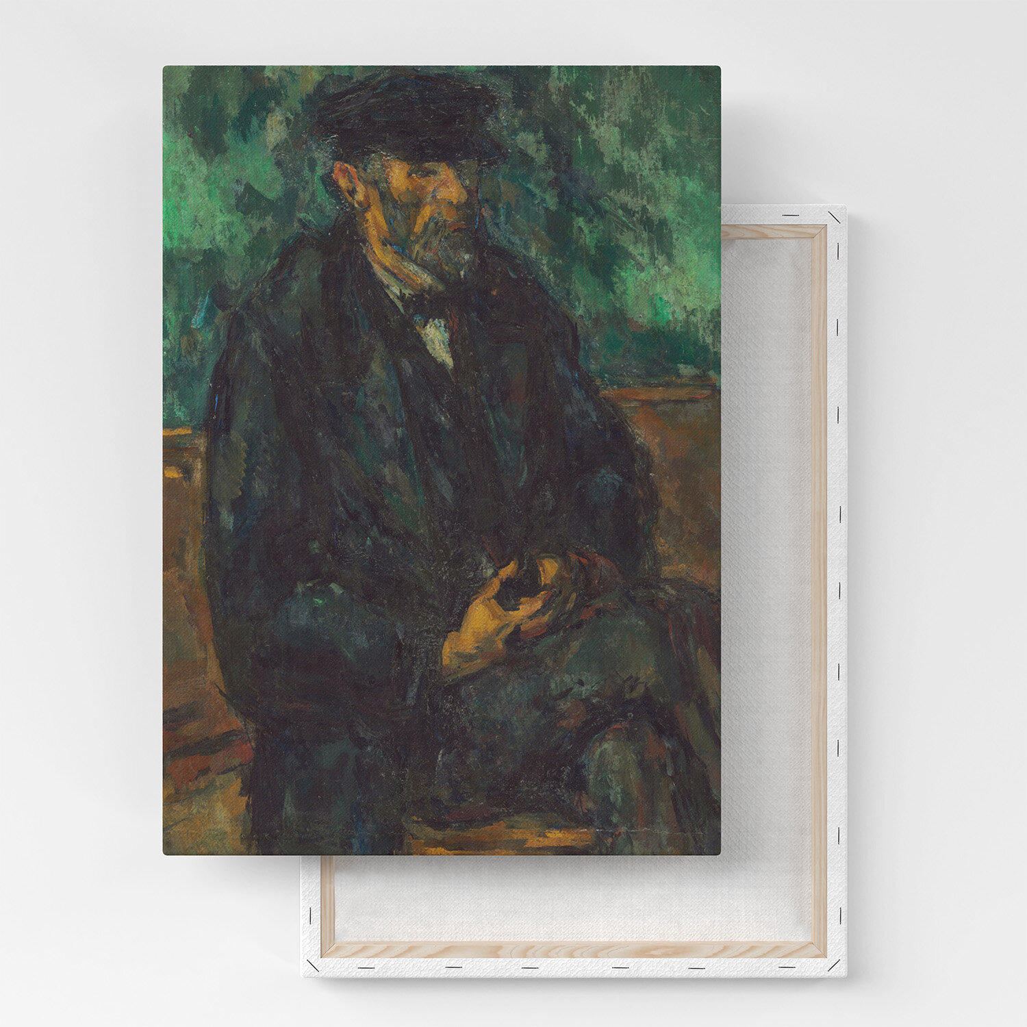 Картина на холсте, репродукция / Сезанн Поль - Садовник Валье / Размер 30 x 40 см