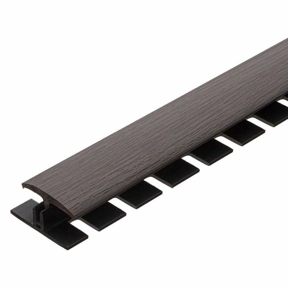 Гибкий порог с крепежом BR 252 венге линум 3 м