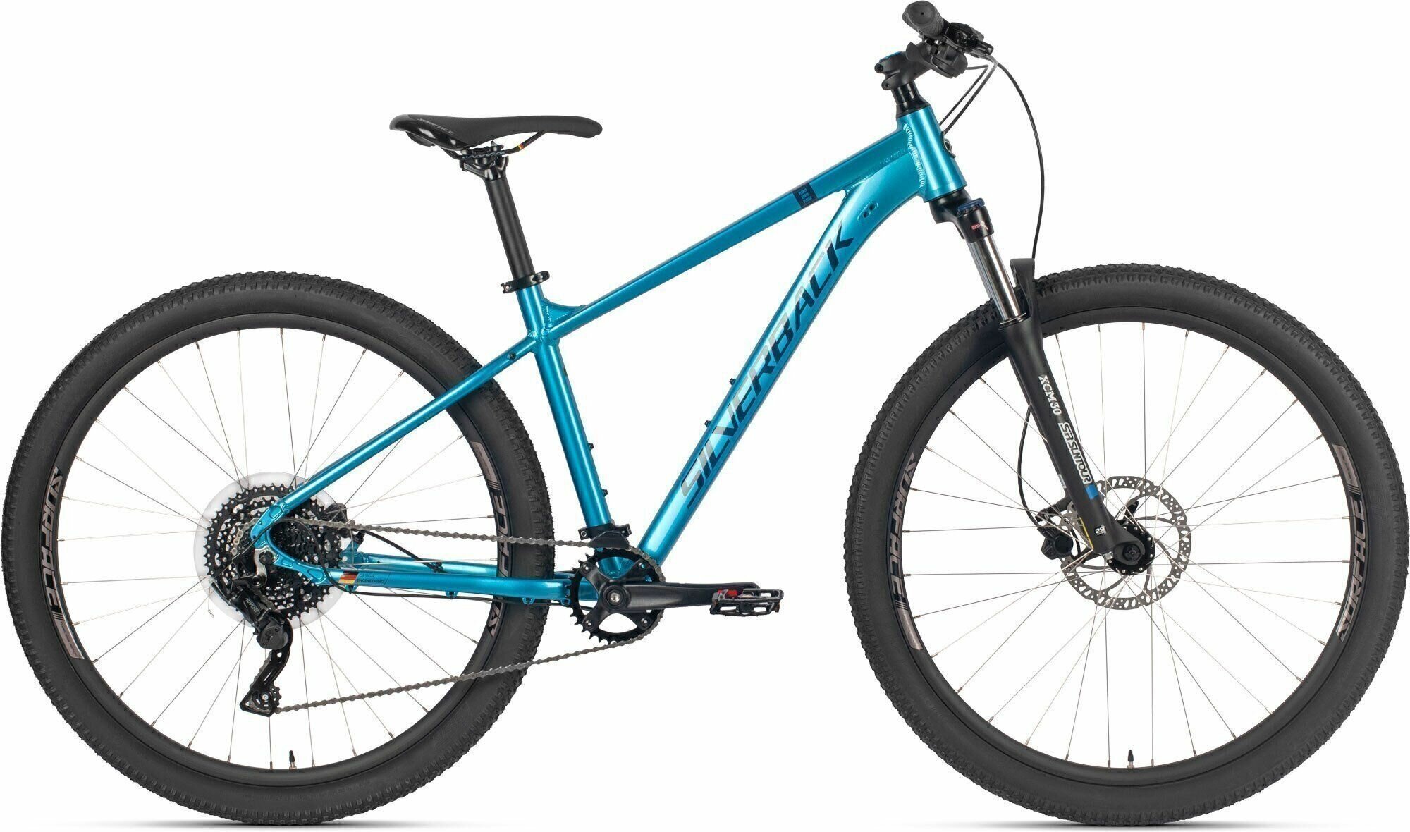 Велосипед горный SILVERBACK SPLASH 29 COMP (2023), хардтейл, алюминиевая рама, цвет Blue, синий цвет, рост 170-180 см
