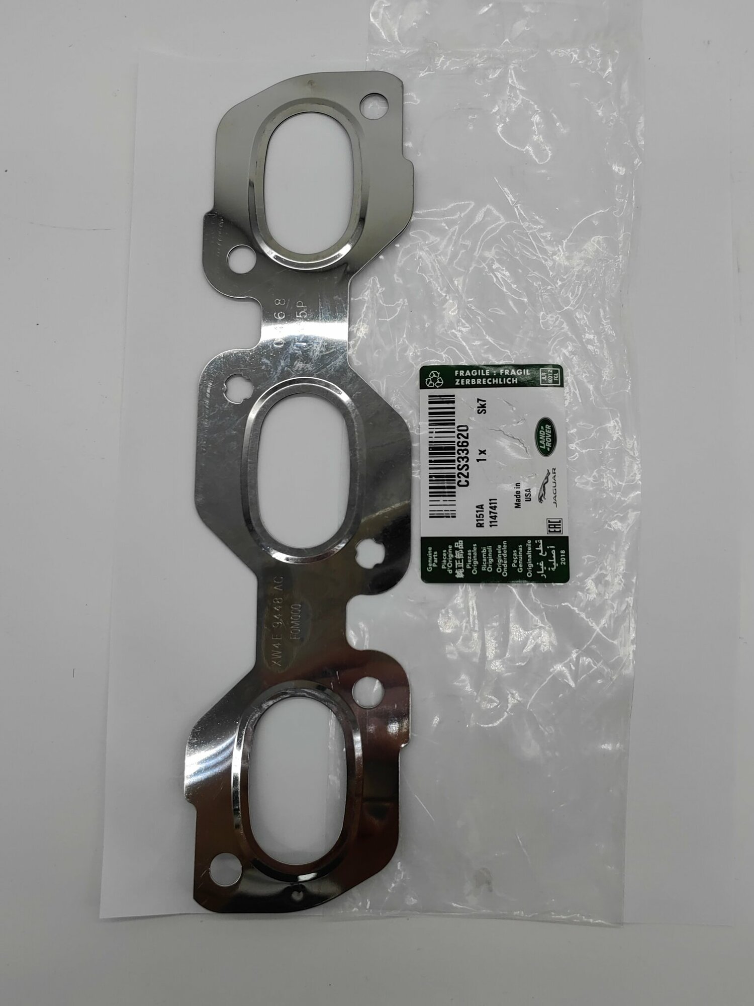 LAND ROVER Прокладка коллектора JAGUAR арт. c2s33620