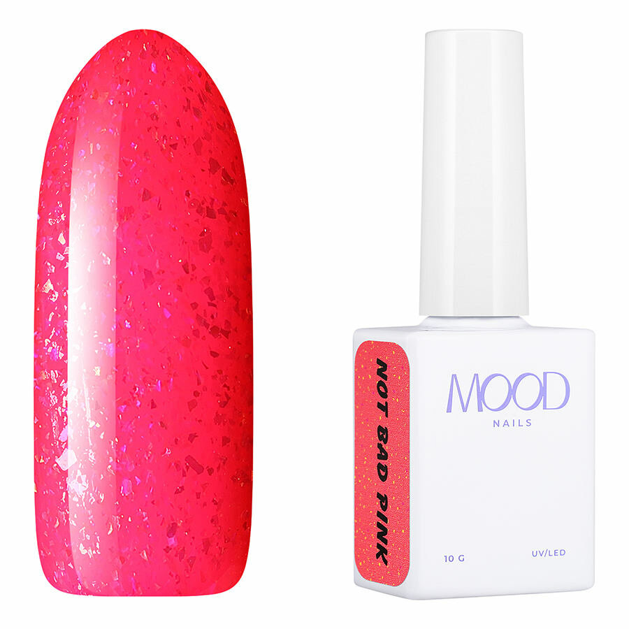 Гель-лак, MOODNAIL, Gel-polish Not Bad Pink, 10 г