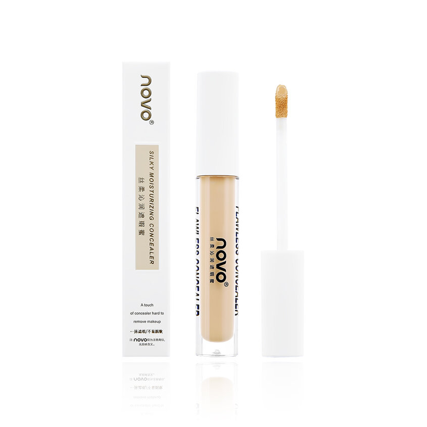 Консилер для лица `NOVO` FLAWLESS жидкий (против несовершенств кожи) тон 02