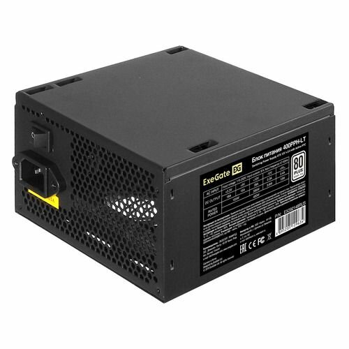 Блок питания EXEGATE 400PPH-LT, 400Вт, 120мм, черный [ex292148rus]