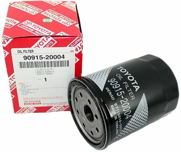 Фильтр масляный Оригинальная запчасть Toyota 90915-20004.