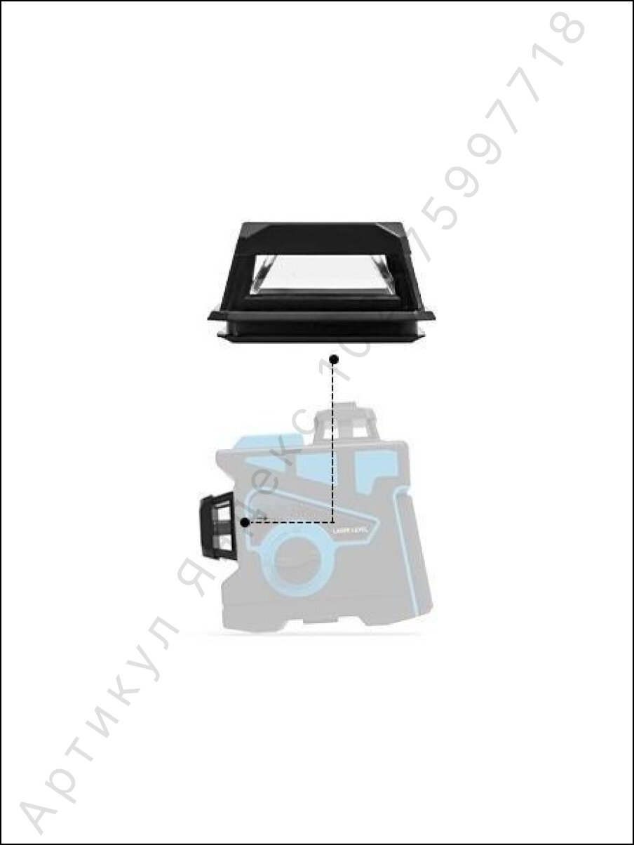 Защитное окошко для лазерного уровня или нивелира 3D 12 линий