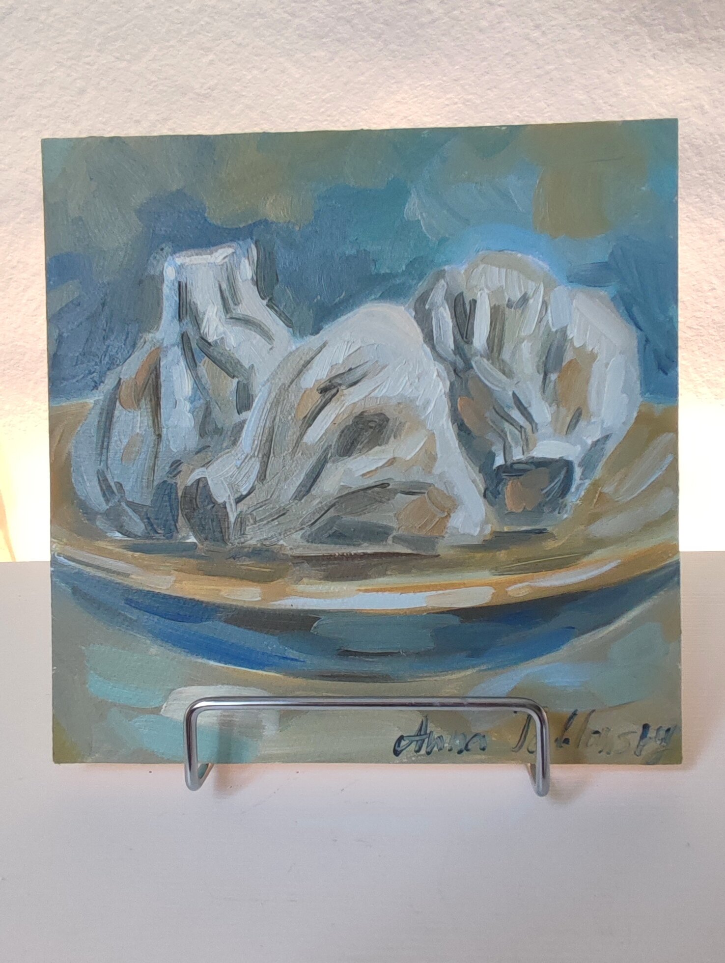 Картина Хинкали 20 х 20, масло