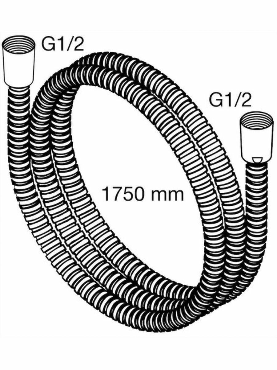 Шланг для душа Ganzer GZ60175-D, длина 175см, оболочка металл, цвет бронзовый — фото 1