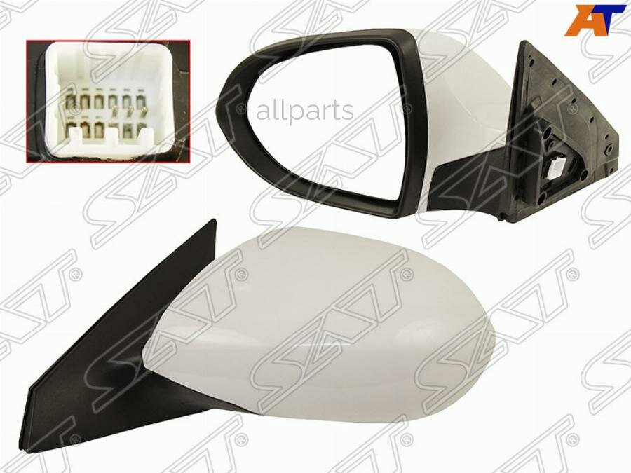 SAT ST-KA82-940-2 Зеркало Kia Sportage 10-16 (Слева/ Регулировка/ 3 контакта)
