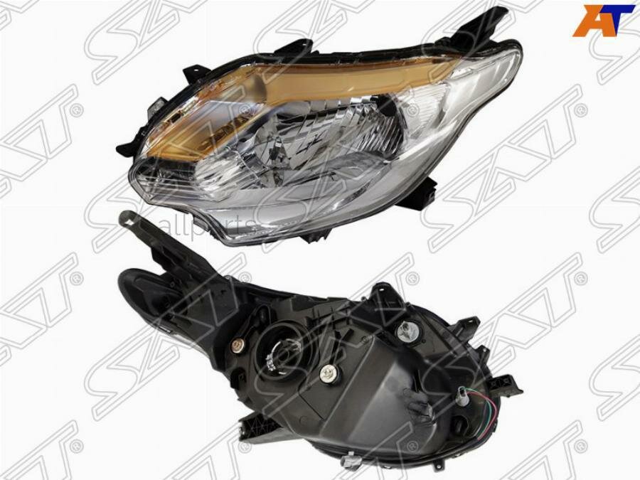 SAT ST-214-11ADL-EM1 Фара Mitsubishi L200 15-19 (Слева/ Галоген/ Ручная регулировка)