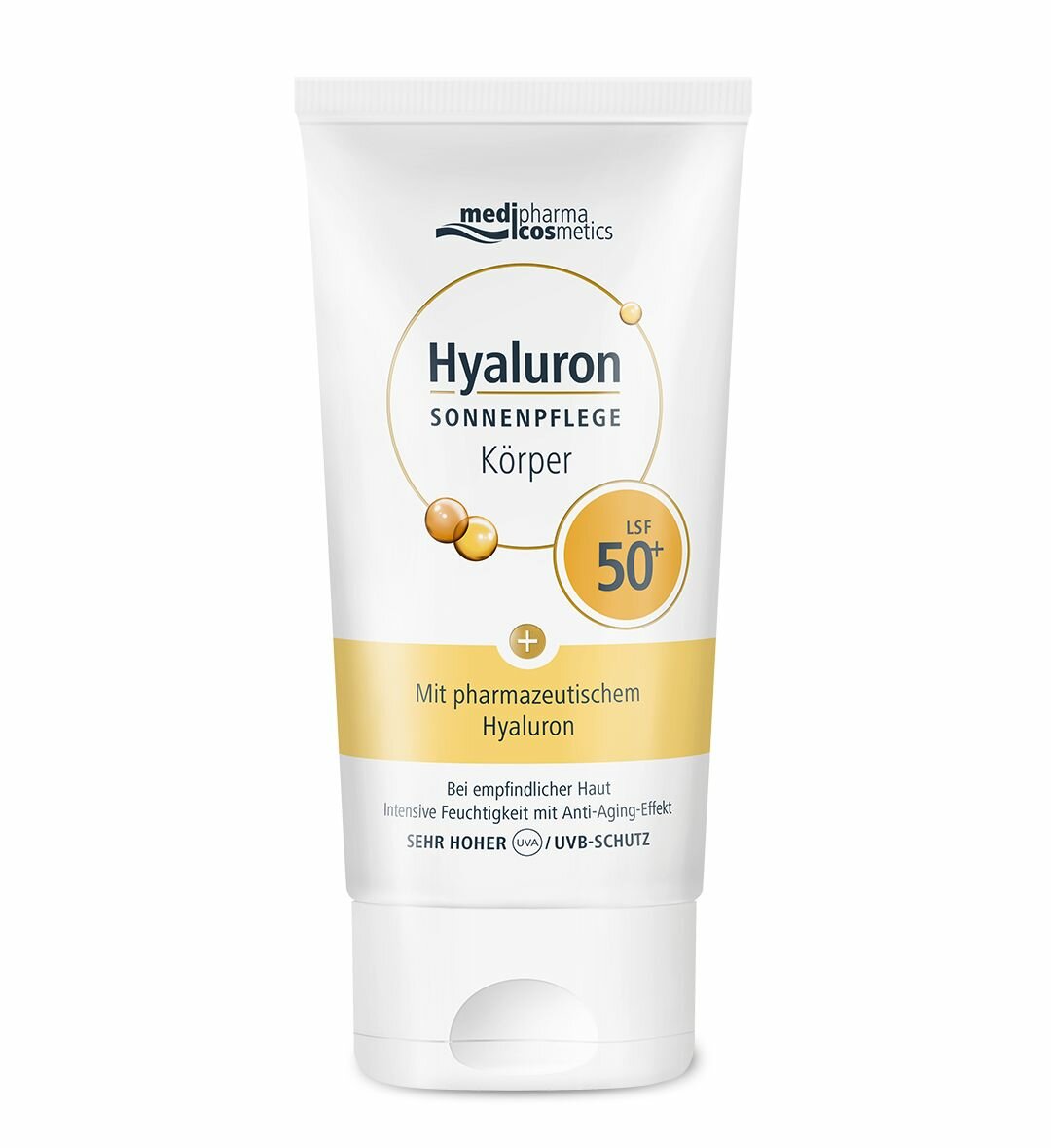 MEDIPHARMA COSMETICS Солнцезащитный крем для тела spf 50 Hyaluron Sonnenpflege Korper