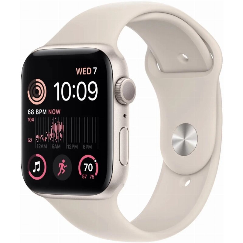 Смарт-часы Apple Watch SE (2022) GPS 40 мм, M/L (160-210 мм), сияющая звезда