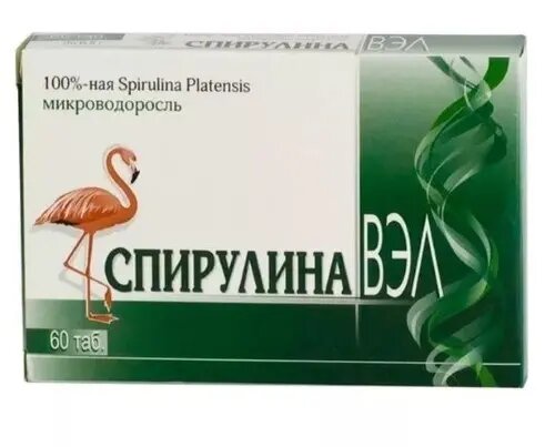 Спирулина вэл 60 шт 2уп